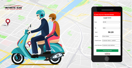 Infinite Cab Launched On-demand Bike Taxi Dispatch Software
